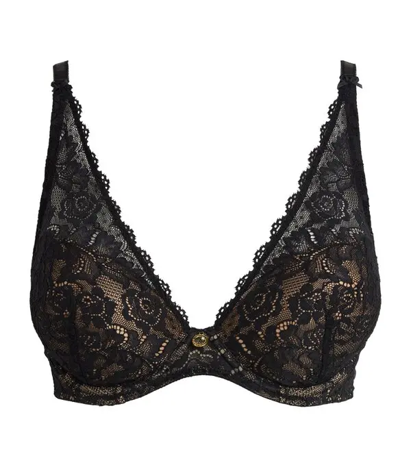 AUBADE Rosessence Plunge Bra - Black