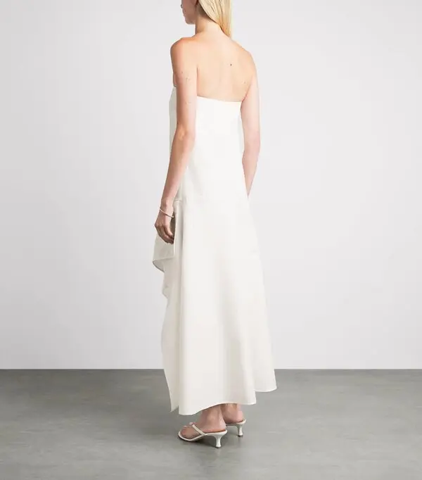 ST. AGNI Organic Cotton Oxford Midi Dress