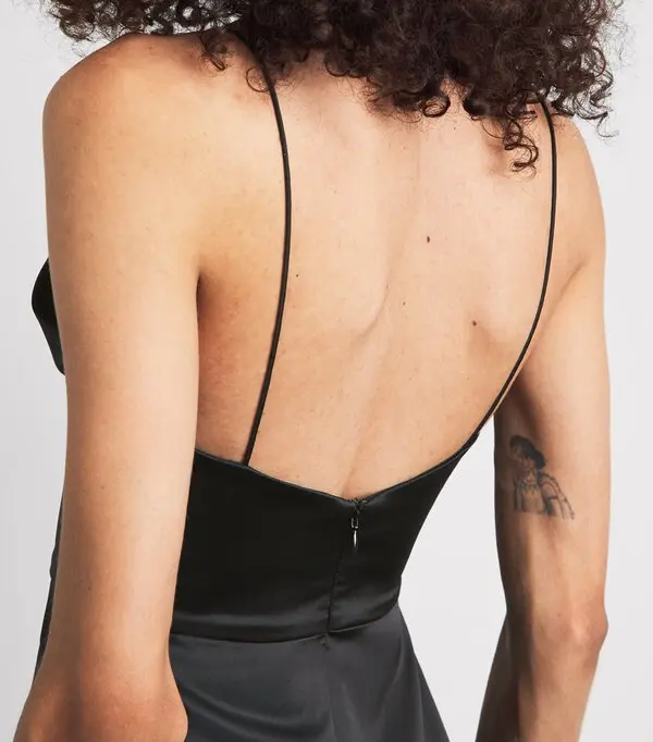 Alex Perry Silk Tiered Gown