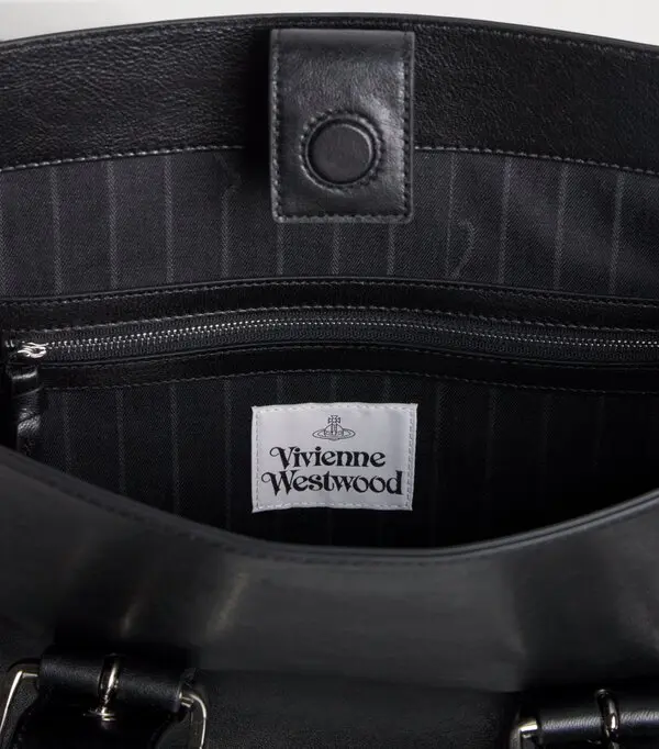 VIVIENNE WESTWOOD Alex Leather Tote Bag