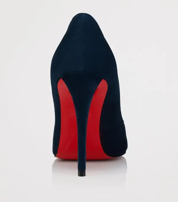 CHRISTIAN LOUBOUTIN Miss Z 100 Suede Pumps