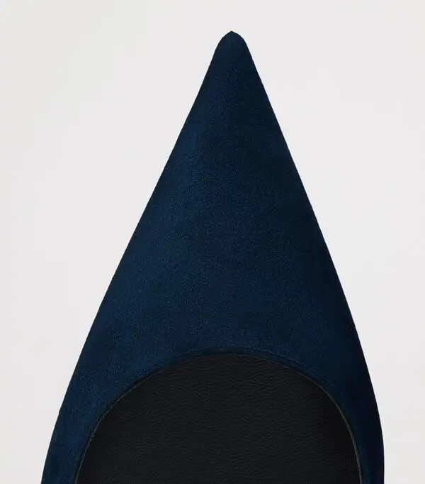 CHRISTIAN LOUBOUTIN Miss Z 100 Suede Pumps