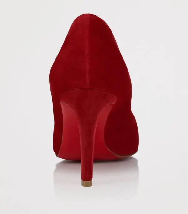 CHRISTIAN LOUBOUTIN Fannylove 85 Suede Pumps