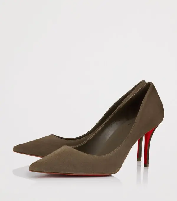 CHRISTIAN LOUBOUTIN Miss Z 80 Suede Pumps