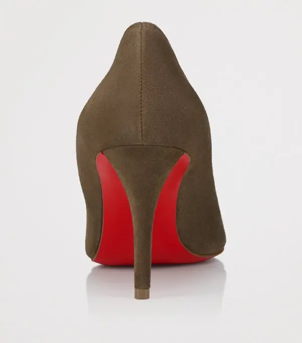 CHRISTIAN LOUBOUTIN Miss Z 80 Suede Pumps