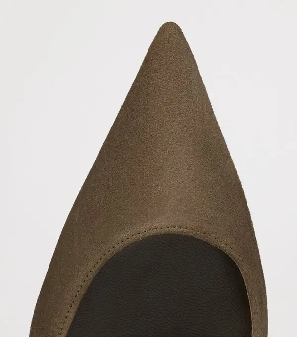 CHRISTIAN LOUBOUTIN Miss Z 80 Suede Pumps
