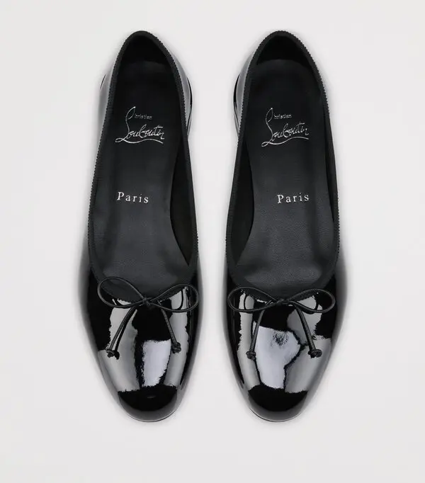 CHRISTIAN LOUBOUTIN Sweetie Jane Patent Mary Jane Ballet Flats