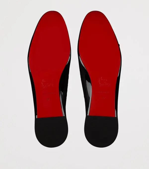 CHRISTIAN LOUBOUTIN Sweetie Jane Patent Mary Jane Ballet Flats