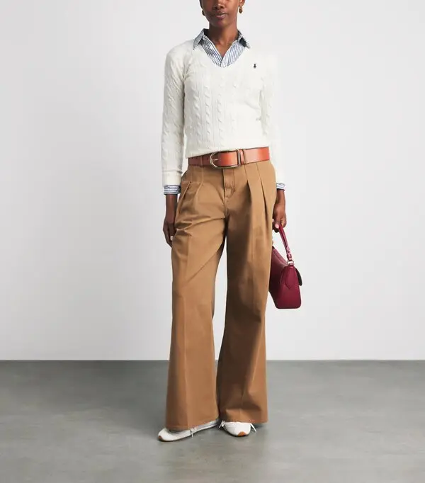 Polo Ralph Lauren Pleated Wide-leg Trousers