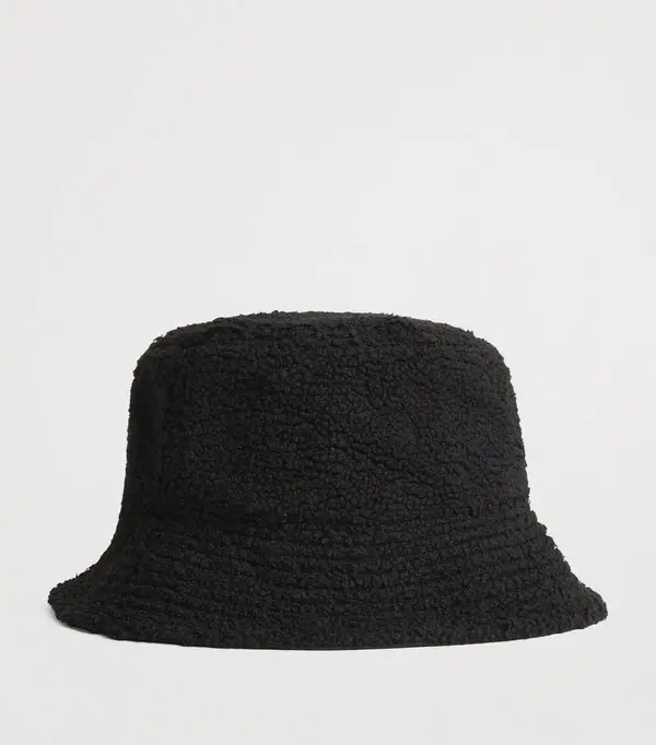 MAISON MARGIELA Bouclé Logo Patch Bucket Hat