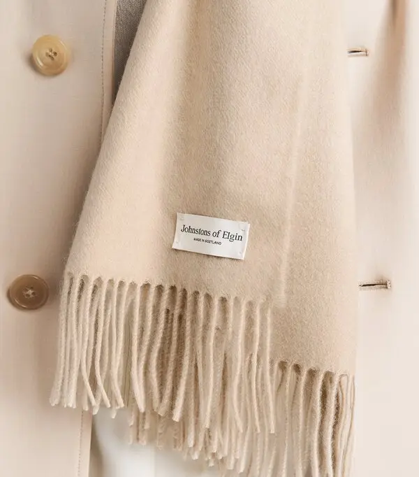 Johnstons Of Elgin Cashmere Wide Scarf