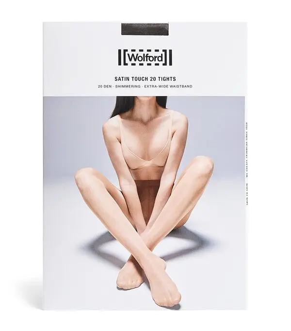 Wolford Satin Touch 20 Tights - Brown