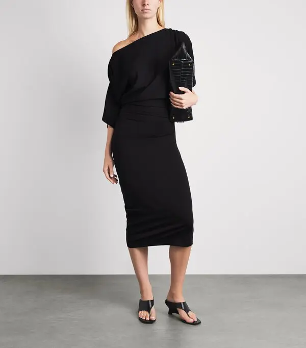 Wolford Fluid Drape Midi Dress