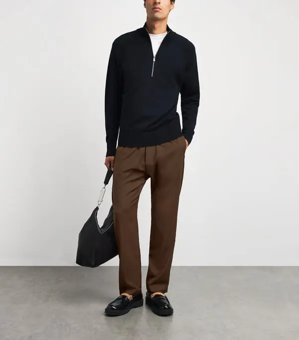 Barena Venezia Virgin Wool Elasticated Trousers