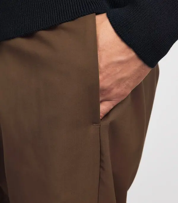 Barena Venezia Virgin Wool Elasticated Trousers