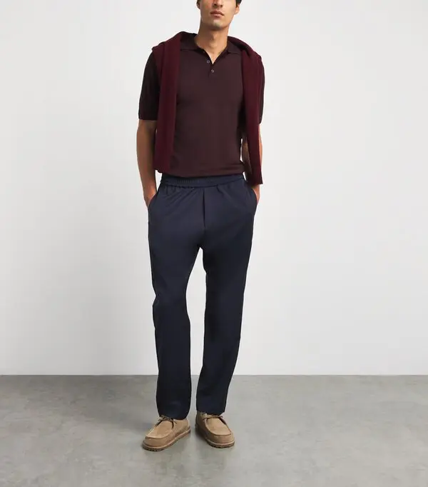 Barena Venezia Virgin Wool Elasticated Trousers