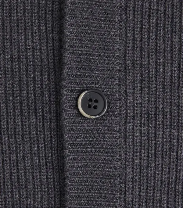 Barena Venezia Virgin Wool Ribbed Cardigan