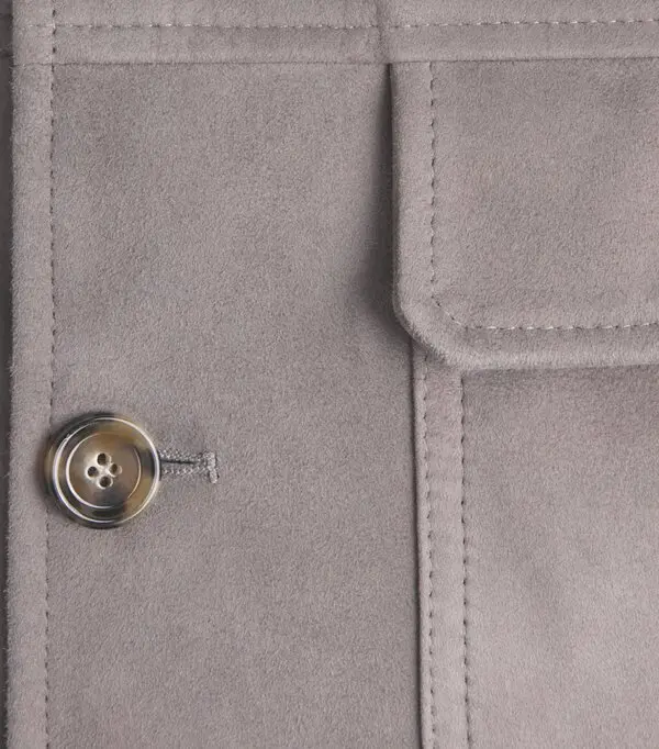 LARDINI Sheepskin Suede Jacket