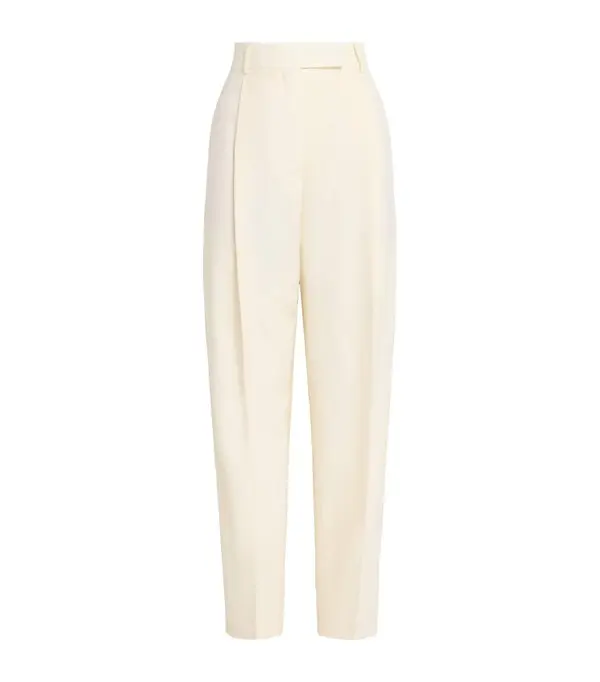 RÓHE Virgin Wool Daria Trousers - Ivory