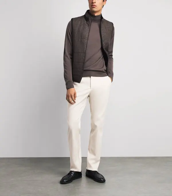 Paul & Shark Straight Chinos - Ivory