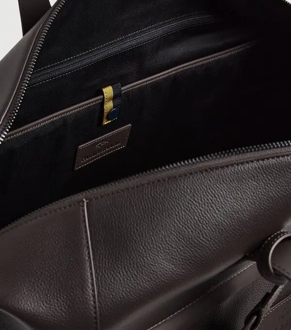 Paul & Shark Leather Logo Holdall