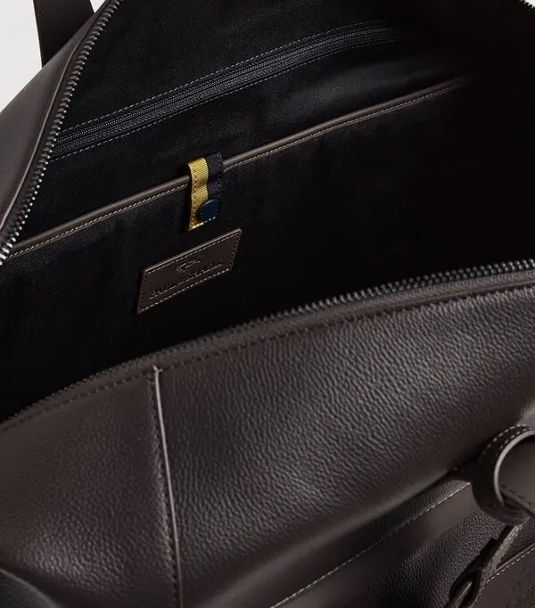 Paul & Shark Leather Logo Holdall
