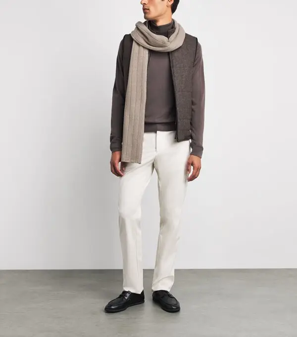 Paul & Shark Ribbed Scarf