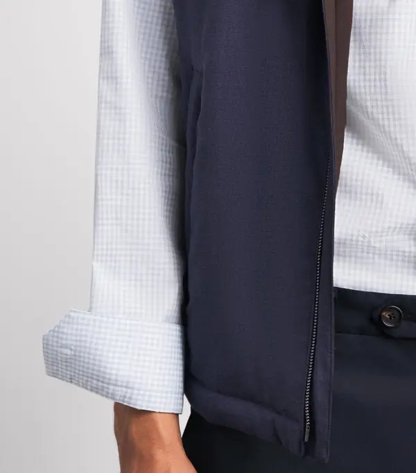 Paul & Shark Virgin Wool Reversible Gilet