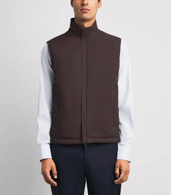Paul & Shark Virgin Wool Reversible Gilet
