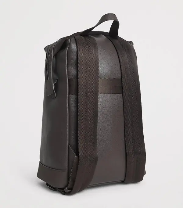 Paul & Shark Suede-leather Logo Backpack