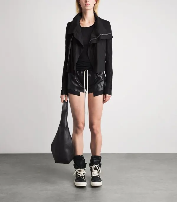 Rick Owens Giacca Leather Jacket