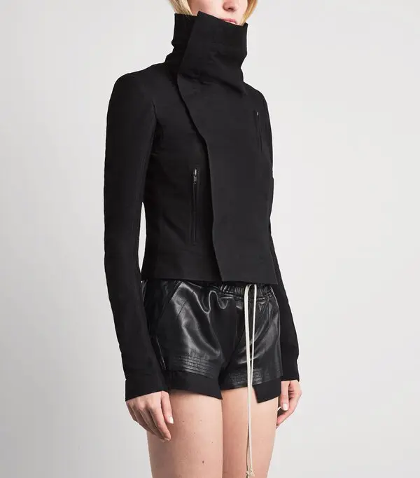 Rick Owens Giacca Leather Jacket