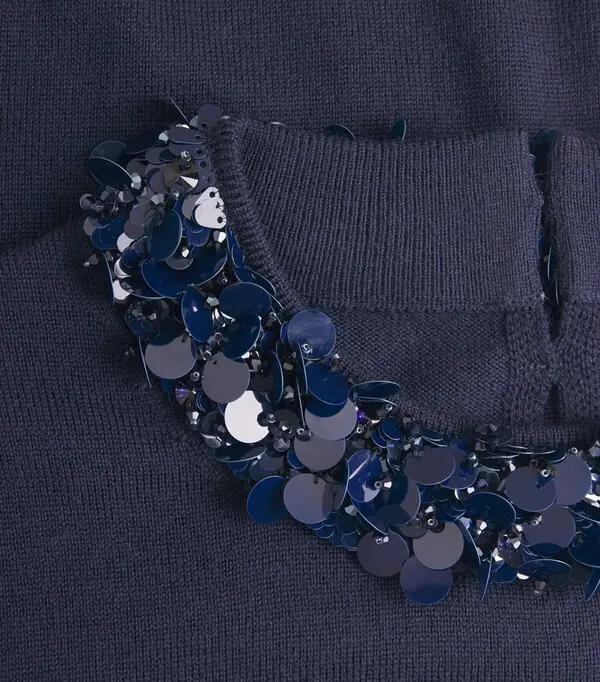 Ulla Johnson Merino Wool Embellished T-shirt