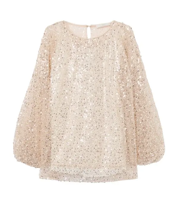 Marina Rinaldi Sequin-embellished Blouse