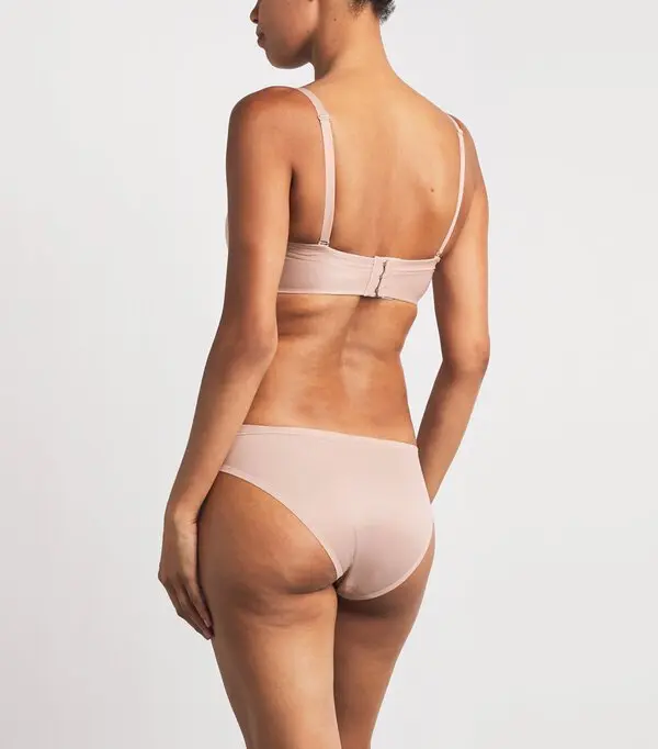 Wolford Sheer Touch Tanga Briefs - Pink