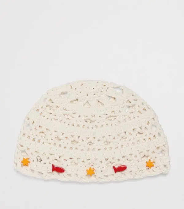 Lack Of Color Cotton Crochet Sunwave Beanie
