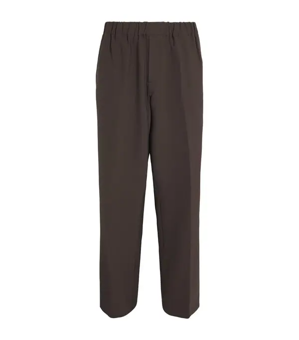 Sandro Stretch Jersey Trousers - Brown