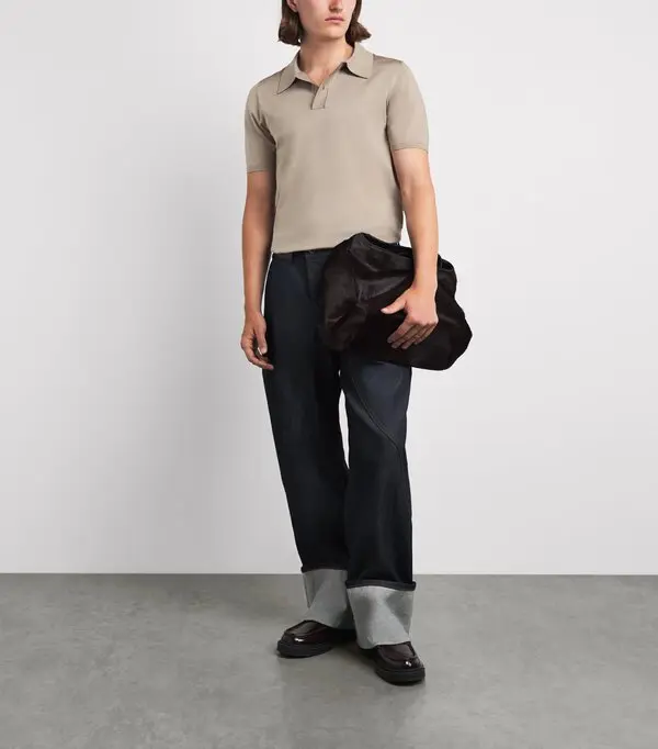 Sandro Knitted Polo Shirt