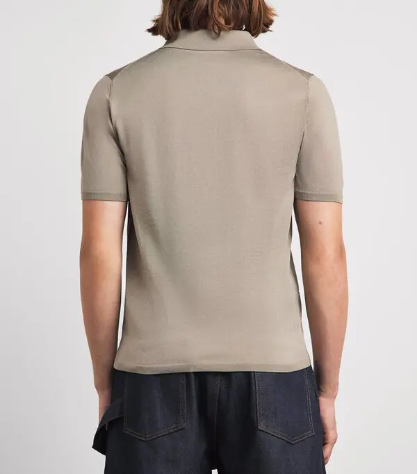 Sandro Knitted Polo Shirt
