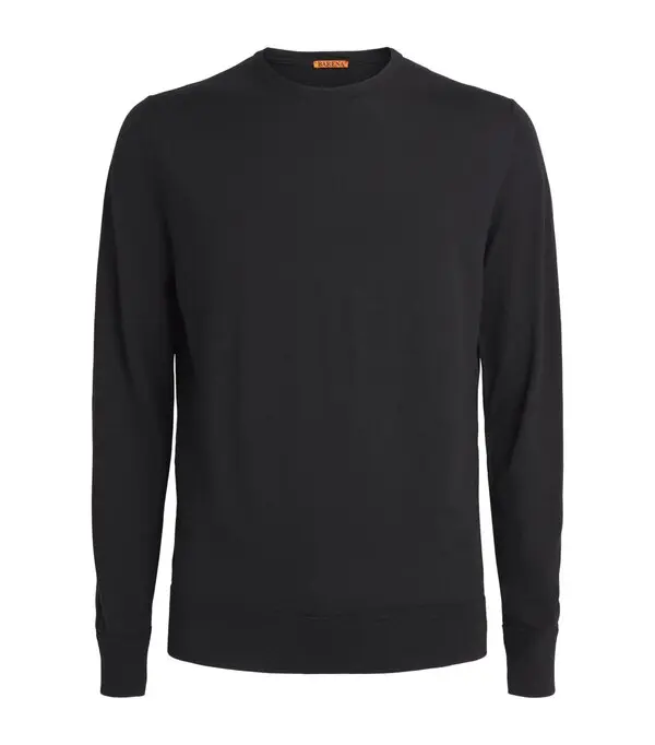 Barena Venezia Merino Crew-neck Sweater - Black