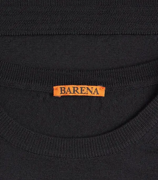 Barena Venezia Merino Crew-neck Sweater - Black