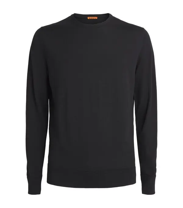 Barena Venezia Merino Crew-neck Sweater - Black