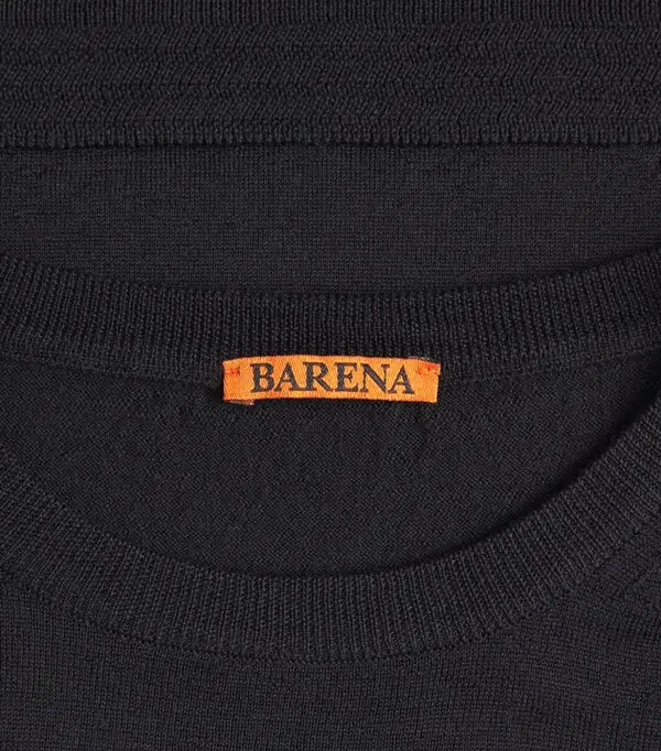 Barena Venezia Merino Crew-neck Sweater - Black