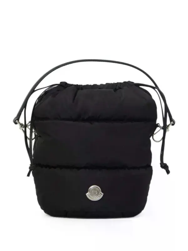 Moncler Caradoc Quilted Bucket Bag - Black