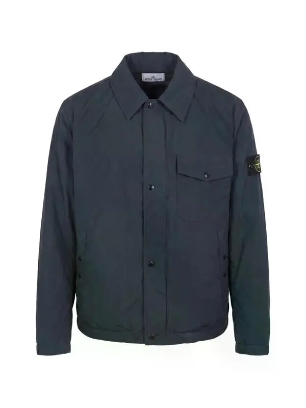 Stone Island Logo-patch Button-fastening Jacket