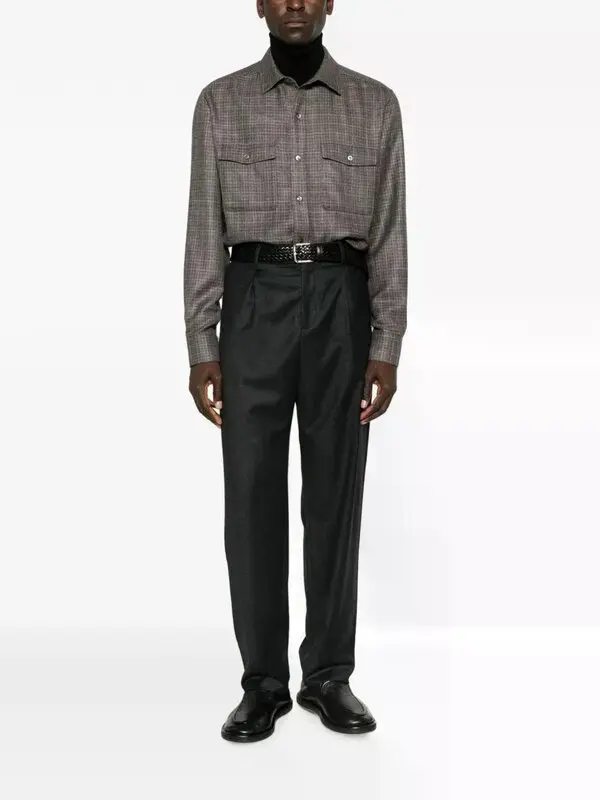 Agnona Pleated-front Tailored Trousers