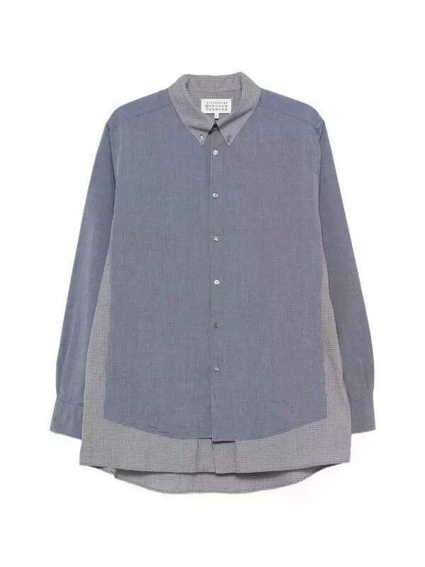 MAISON MARGIELA Panelled Layered-effect Shirt