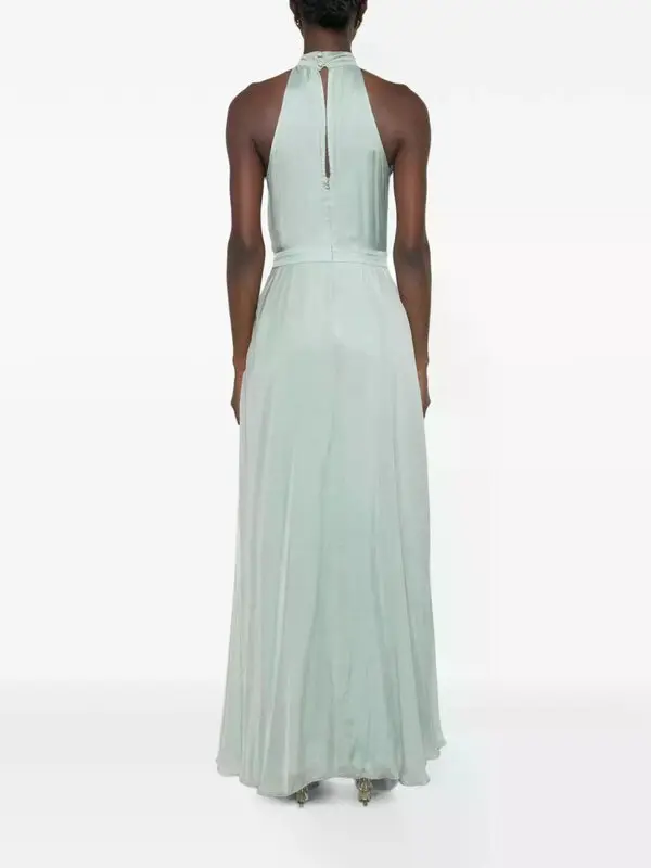 Raquel Diniz Giovanna Pleated Maxi Dress
