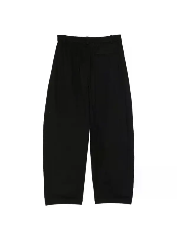 CROQUIS Double-pleat Curved-leg Trousers