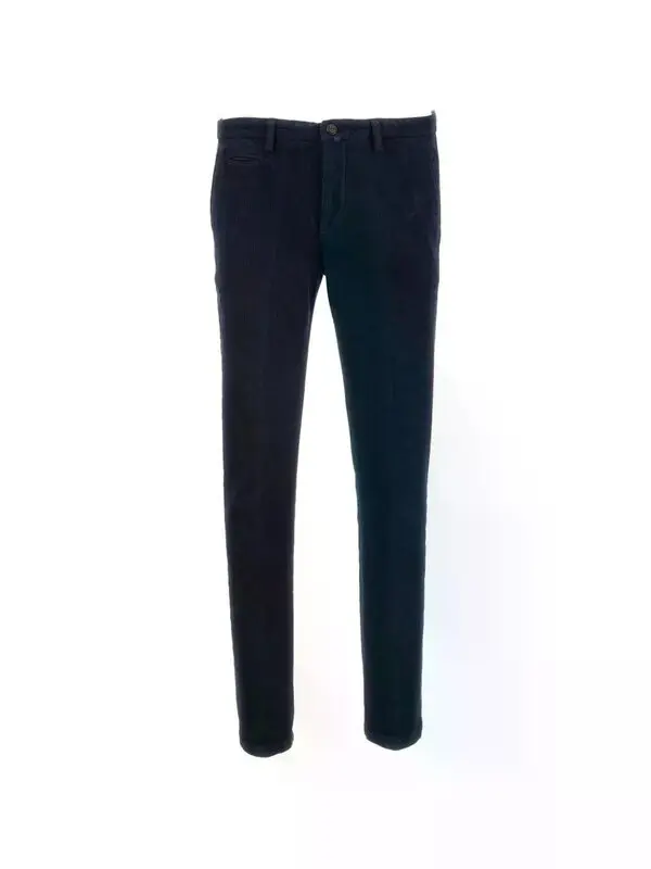 BRIGLIA 1949 Corduroy Slim-fit Trousers - Blue
